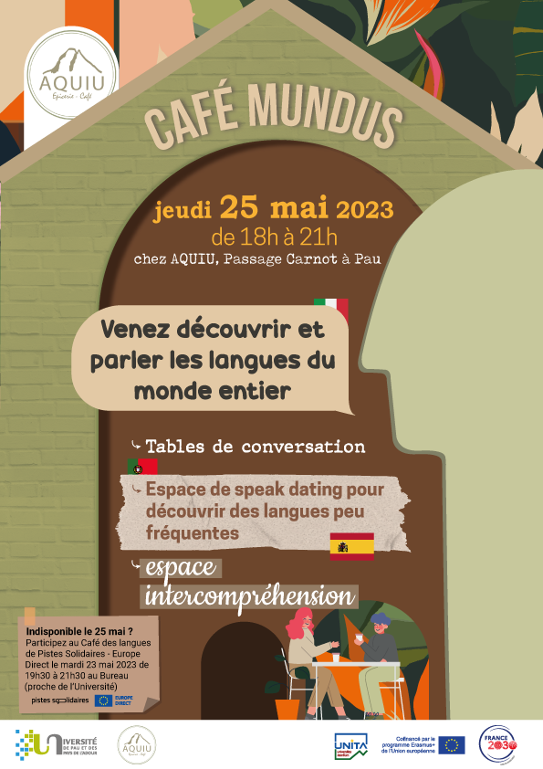 Café des langues à Aquiu - Café Mundus - University - Université de Pau ...